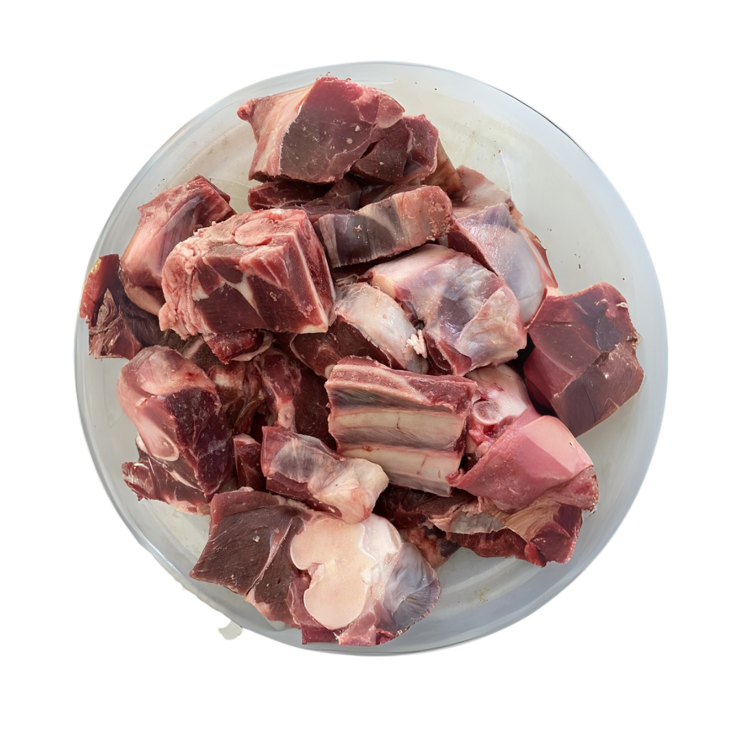 Mutton with Bone – Dry Cut – 1kg – Echo Halal Food